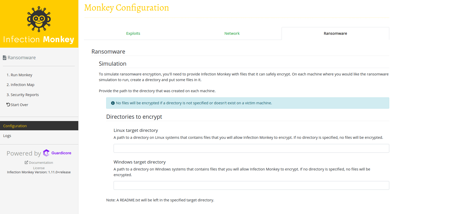 Ransomware simulation